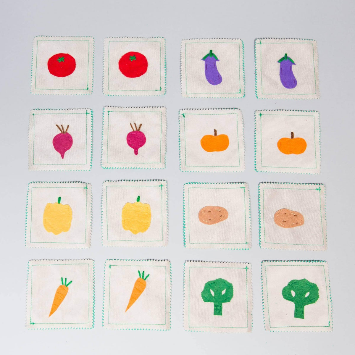 Handmade Vegetable Memory Match Games | Fair Trade Educational Games ...